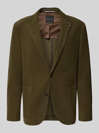 Bugatti Slim Fit 2-Knopf-Sakko aus Cord