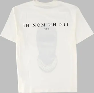 Ih Nom Uh Nit Mask Jewelry Graphic Print T-Shirt - White