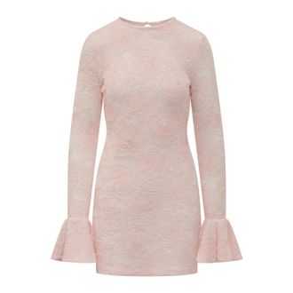 Rotate Mesh Mini Dress - - Dresses - Damen - Rosa - XS