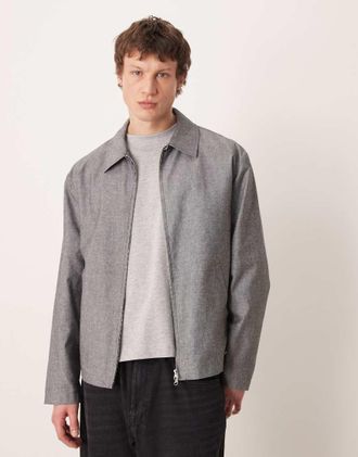 Asos Blouson Harrington habill&eacute; - Gris