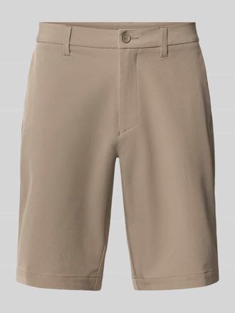 HUGO BOSS Slim Fit Chinoshorts mit B&uuml;gelfalten