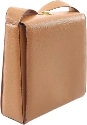 Celine Pre-owned Leather Shoulder Bag - - Pre-owned - Damen - Braun - ONE SIZE