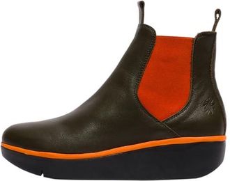 FLY London Bottines Jery536flyAnkle pour femme, &Eacute;lastique brique militaire, 40 EU