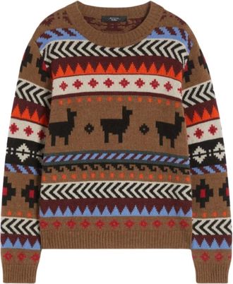 Max Mara Femme, Pulls, Multicolore, Taille: 42 FR Collection de Pulls Élégants