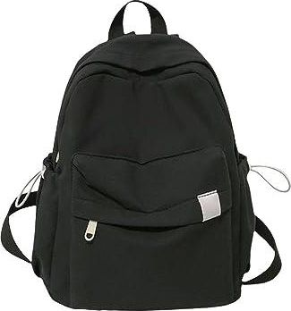 Generic Sac &agrave; dos d&eacute;colier femme couleur pure sac &agrave; dos de loisirs campus sac &agrave; dos chien sac &agrave; dos pour grands chiens, Noir, taille unique