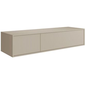 Vente-Unique Meuble sous vasque suspendu - Coloris beige - L150 cm - ISAURE II