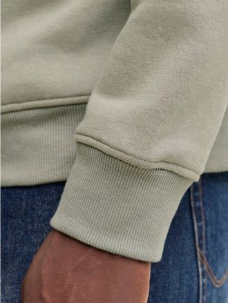 Jack & Jones Kapuzensweatshirt JJCLEVELAND SWEAT HOOD SN Materialmix, regular fit