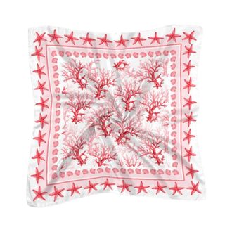 MC2 Saint Barth unisex, Accessoires, Multicolore, Taille: ONE Size Kitana Silk Coral Reef 0141