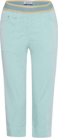 Raphaela by Brax Pamina Capri Rundum Jersey, Super Light Cotton, Slim,Aqua,34W / 32L