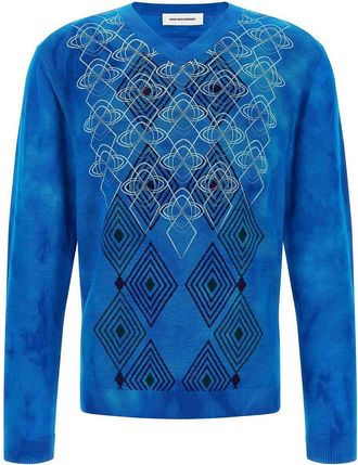 Kiko Kostadinov Pull Col Rond - Bleu