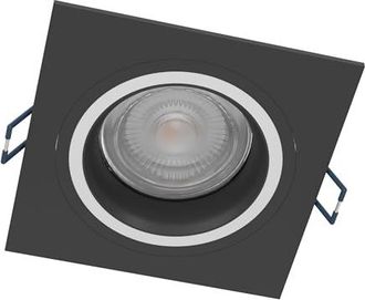 Eglo connect.z Smart-Home LED Einbaustrahler Carosso-Z, ZigBee, App und Sprachsteuerung Alexa, Lichtfarbe (warmwei&szlig;-kaltwei&szlig;), RGB, dimmbar, Alu Einbauspot