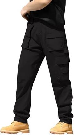Generic Pantalon cargo de travail pour homme - Pantalon de combat tactique militaire ind&eacute;chirable pour le camping, la randonn&eacute;e, lext&eacute;rieur, respirant, l&eacute;ger,
