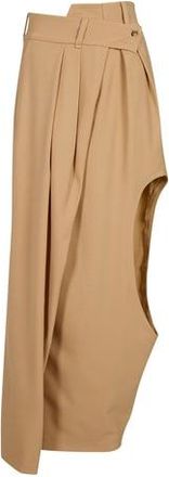 A.W.A.K.E. Pantalon large en laine m&eacute;lang&eacute;e