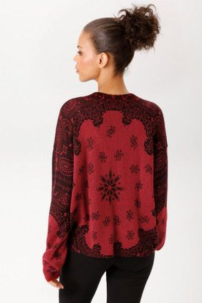 Aniston Strickpullover mit fantasievollen Mustern bedruckt - NEUE KOLLEKTION