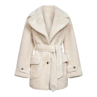 Urban Code Faux Fur & Shearling Jacke - - Jackets - Damen - Beige - S