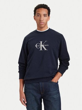 Calvin Klein Jeans Sweatshirt LV04RG278G Dunkelblau Regular Fit