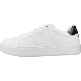 Karl Lagerfeld Homme, Chaussures, Blanc, Taille: 43 EU Baskets