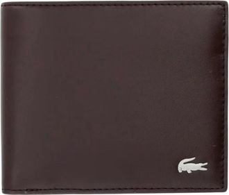 Lacoste Portefeuille moyen en cuir FG - Homme - Accessoires - Brun - Taille: ONE Size