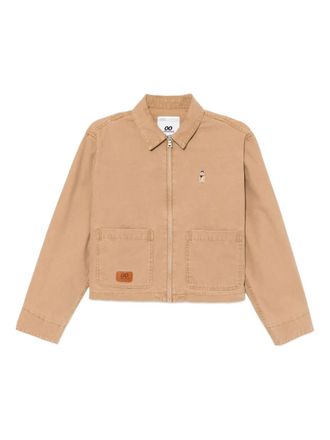 Chocoolate veste &agrave; logo brod&eacute; - Marron