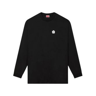 Kenzo Homme, Tops, Noir, Taille: XL Hauts &agrave; manches longues