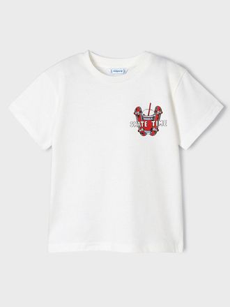 MAYORAL T-Shirt 3013 Wei&szlig; Regular Fit