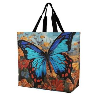 Generic Grand Papillon Sac &Agrave; Bandouli&egrave;re L&eacute;ger Sacs Grand Sac A Main Femme Pour Voyage Gym Plage