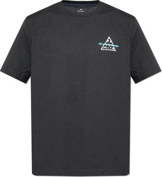 Paul Smith Homme, Tops, Noir, Taille: S T-shirt imprimé