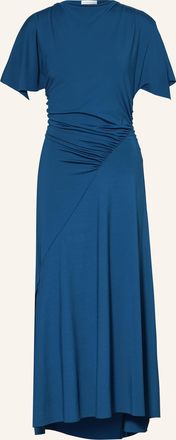 Victoria Beckham Cocktailkleid Blousey Aus Jersey blau