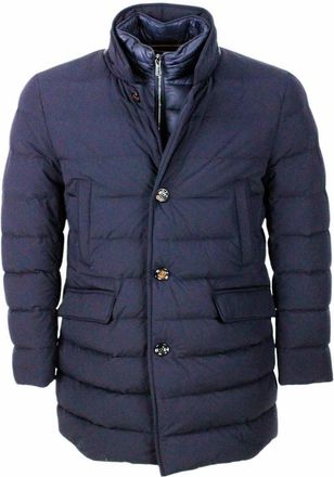 Moorer Kurzer Mantel - Dunkelblau