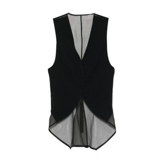 Emporio Armani Femme, Vestes, Noir, Taille: 36 FR Vestes