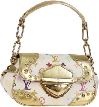 Louis Vuitton Sac &agrave; main en toile Pre-owned - Femme - Pre-owned - Blanc - Taille: ONE Size