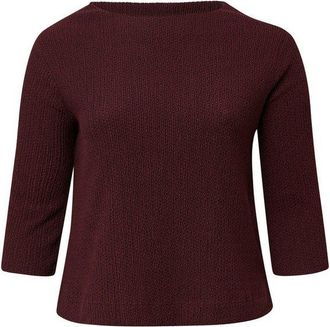 s.Oliver 3/4-Arm-Shirt T-Shirt Verk&uuml;rztes Struktur Shirt mit 3/4-Arm