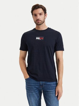 Tommy Hilfiger T-Shirt Brand Love MW0MW44882 Dunkelblau Regular Fit