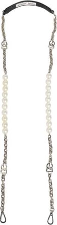 Dolce & Gabbana Femme, Sacs, Multicolore, Taille: ONE Size Bandouli&egrave;re Cha&icirc;ne en Cuir et Perles pour Sac - Accessoire