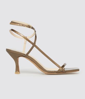 Jeanne Vouland Sandales Sublim Double Cuir Verni Paillet&eacute; Neptuno, Collaboration Jeanne Vouland x V&eacute;ronika Loubry