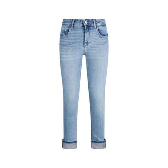 Liu Jo Jean en denim d&eacute;contract&eacute; moderne - Femme - Jeans - Bleu - Taille: W32