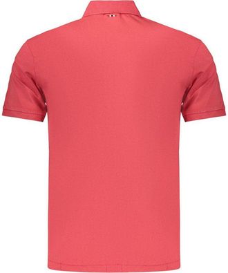 Napapijri Poloshirt Herren Kurzarm-Polo, Rot - Stilvolle Stickerei &