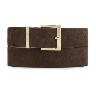 Kazar Minimalistischer Wildlederg&uuml;rtel - - Accessories - Damen - Braun - 90 CM