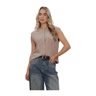 Notre-V Nv-Ilene - - Knitwear - Damen - Beige - XL