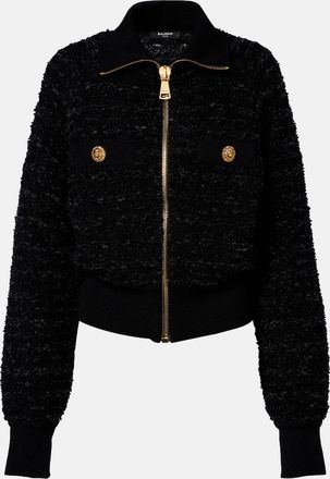 Balmain Veste bomber en tweed