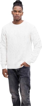 Carlo Colucci Homme, Pulls, Blanc, Taille: M Pull C9016 59