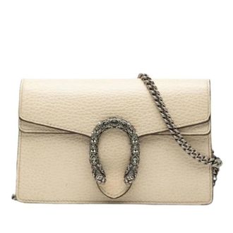 Gucci Sac bandouli&egrave;re vintage doccasion - Femme - Pre-owned - Beige - Taille: ONE Size