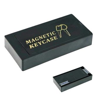 Generico Magnetischer Schl&uuml;sselkasten, magnetischer Schl&uuml;sselhalter unter dem Auto, magnetische Schl&uuml;sselbox unter dem Auto, Schl&uuml;sselschr&auml;nke im Freien, Aufbe