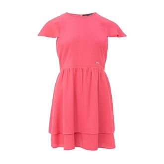 A|X Armani Exchange Robe &eacute;vas&eacute;e superpos&eacute;e - Femme - Robes - Rose - Taille: 36 FR