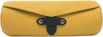 Fendi unisex, Pre-owned, Jaune, Taille: ONE Size Bureau &agrave; domicile en cuir Pre-owned