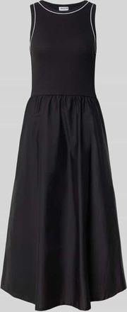 Jake*s Casual Regular Fit Midikleid mit Rundhalsausschnitt