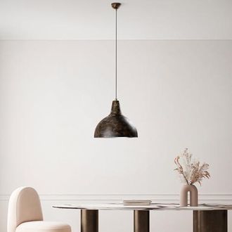 Opviq Elegant Adjustable Chandelier, Antiquation Finish, &Oslash;30 cm | Metal Body, Height 32-121 cm, 1 x E27 Socket, Perfect for Modern Interiors