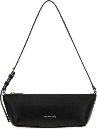 Michael Kors Laila Kleine Leder Umh&auml;ngetasche - - Bags - Damen - Schwarzk - ONE SIZE