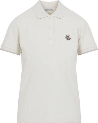 Moncler Femme, Tops, Beige, Taille: 38 FR SS Polo