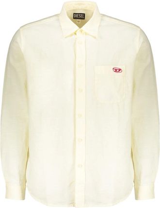 Diesel Homme, Chemises, Jaune, Taille: XL Blouses & Chemises